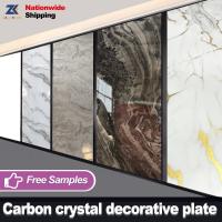 China PUR Glue Bamboo Charcoal Wood Veneer 5mm 8mm Waterproof Wall Panel for sale
