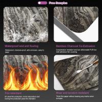 China PUR Glue Bamboo Charcoal Wood Veneer 5mm 8mm Waterproof Wall Panel for sale