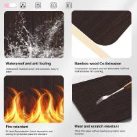 China Bamboo Charcoal Wood Veneer 5/8mm Waterproof Wall Panel for sale