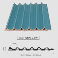 China 15mm WPC 3D Wooden Ceiling Panel Waterproof Fireproof for sale
