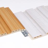 China WPC Fluted Wall Panel 1220x2440mm Fireproof Moisture Resistant for sale