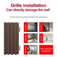 China WPC Wall Panel 148x2750mm Waterproof Fireproof Interior Decor for sale