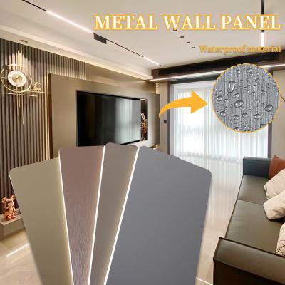 China Bamboo Charcoal Wall Panel 1220x2440mm Waterproof Fireproof PVC for sale