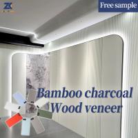 China 1.22m Width PVC Skin Feel Bamboo Wall Panel 5/8mm Thickness for sale