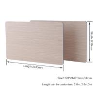 China 5mm 8mm Waterproof PVC Wall Panel Bamboo Charcoal Wood Veneer for sale