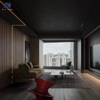 China 5/8mm Bamboo Fiber Wall Panel 1220x2600mm Waterproof PVC for sale