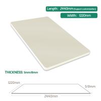 China 8mm Fireproof Bamboo Fiber Wall Panel Waterproof PVC Veneer for sale