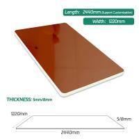 China 5mm/8mm Bamboo Charcoal Wood Veneer Wall Panel - Waterproof & Fireproof for sale