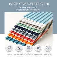 China 8.5mm WPC Fluted Wall Panel Waterproof Fireproof for sale