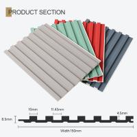China 8.5mm WPC Fluted Wall Panel Waterproof Fireproof for sale