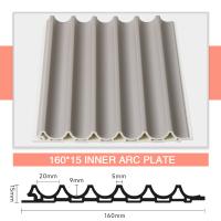 China 5/8mm WPC Fluted Wall Panel Waterproof Eco-Friendly for sale