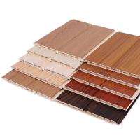 China Waterproof WPC Fluted Wall Panel 1220x2440mm Fireproof Indoor for sale