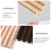 China WPC Fluted Wall Panel 1220x2440mm Waterproof Fireproof for sale
