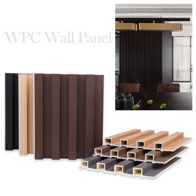 China Custom WPC Fluted Wall Panel 1220x2440mm Waterproof Fireproof for sale