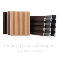 China Custom WPC Fluted Wall Panel 1220x2440mm Waterproof Fireproof for sale