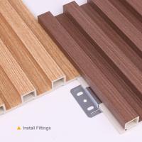 China Custom WPC Fluted Wall Panel 1220x3000mm Waterproof Fireproof for sale