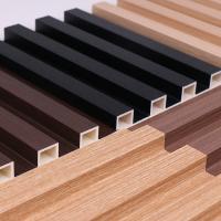 China Custom WPC Fluted Wall Panel 1220x3000mm Waterproof Fireproof for sale