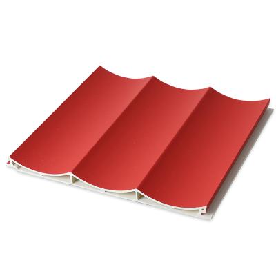 China 15mm WPC Fluted Wall Panel Fireproof Waterproof Custom Sizes for sale