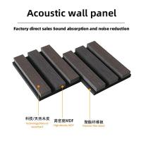 China MDF Wooden Acoustic Slats Interior Wall Panel 2400*600*22mm for sale