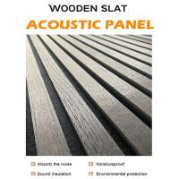 China MDF Wooden Acoustic Slats Interior Wall Panel 2400*600*22mm for sale