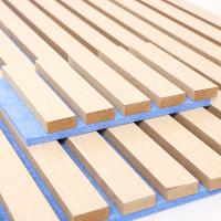 China WPC Fluted Wall Panel 1220x2440mm Waterproof Fireproof Acoustic for sale