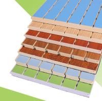 China Waterproof WPC Sound Absorbing Panel 1220x2440mm Fireproof for sale