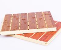 China Waterproof WPC Sound Absorbing Panel 1220x2440mm Fireproof for sale