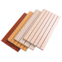 China WPC Fluted Wall Panel 1220x2440mm Fireproof Soundproof PVC for sale