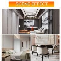 China Bamboo Charcoal Decorative Wood Veneer Panels Fabric Wall Paneling 2800mm for sale