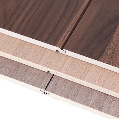 China Custom WPC Fluted Wall Panel 1220x2440mm Waterproof Fireproof for sale
