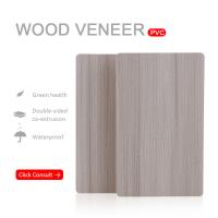 China Custom Bamboo Charcoal Wood Veneer Wall Panel 5/8mm Waterproof for sale