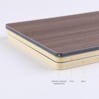 China 5-8mm Bamboo Charcoal Wood Veneer Wall Panel Moisture-Proof for sale