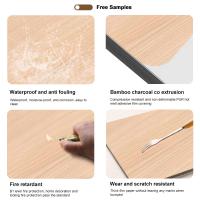 China Interior Decorative Bamboo Crystal Panels Wood Grain Bamboo Charcoal Wood Veneer Panels for sale