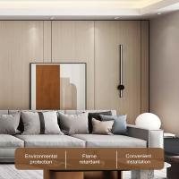China Interior Decorative Bamboo Crystal Panels Wood Grain Bamboo Charcoal Wood Veneer Panels for sale