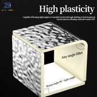 China 8mm PET 3D Water Ripple Bamboo Charcoal Wall Panel Fireproof for sale
