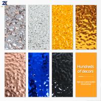 China 5mm Bamboo Charcoal Fiber Water Ripple Wall Panel Waterproof Fireproof for sale