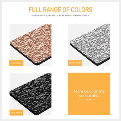 China ISO9001 Water Ripple Panel 1220x2440mm PVC Moisture Proof Wall Board for sale