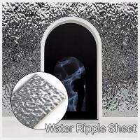 China Fireproof Water Ripple Wood Veneer Wall Panel 1220x2440mm for sale
