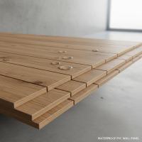 China 5-8mm Waterproof PVC Wall Panels Wood Grain Veneer for sale