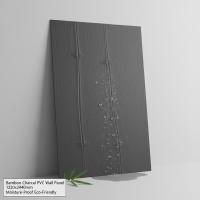 China Bamboo Charcoal PVC Wall Panel 1220x2440mm Moisture-Proof Eco-Friendly for sale
