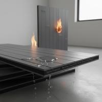 China 5mm Fireproof Bamboo Charcoal PVC Panel Waterproof Wall Board for sale