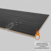 China Bamboo Charcoal Wood Veneer Panel 1.22m Width Waterproof Fireproof for sale