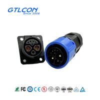 China 2+1+5 Battery Connector 40A Ip67 Waterproof M25 6-pin Power Connector for Electric Scooters for sale