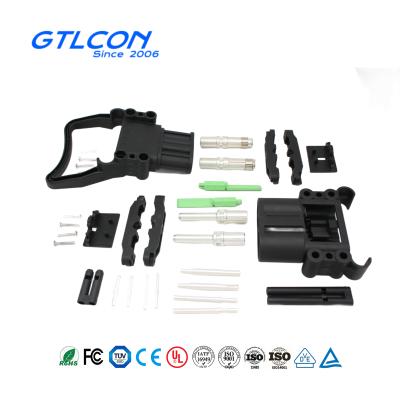 China 2P 80A 160A 320A 150V Forklift Plug Car Battery Connector , Male Female Forklift Power Connector for sale