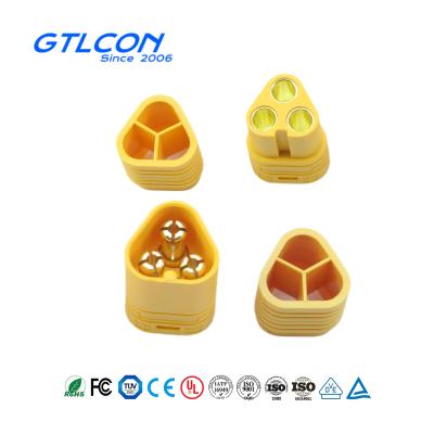 China Lithium Battery Connector – 3.5mm Bullet Connector (3-Pin) – Power Plug & Socket – Lithium Aircraft Battery Connector for sale