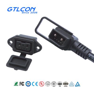 China Electric Bicycle Lithium Battery Charging Socket — 2+4P EV Lithium Battery Charging Connector for sale