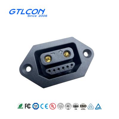 China Compact GTLCON E-Bike Connector (2+6P) — EV Charging Plug & Socket (Lithium Battery Accessory) for sale