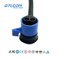 China IP67 Waterproof Plug Connector with Self-Locking Function — M25, 2+6 Pin, Male-Female Mating, Panel Mount, Male Cable Assembly for sale