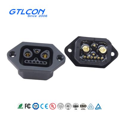 China DM40 2+1+7P 40A/100A EBIKE Connector Waterproof Lithium Battery Charging Port Connector for sale