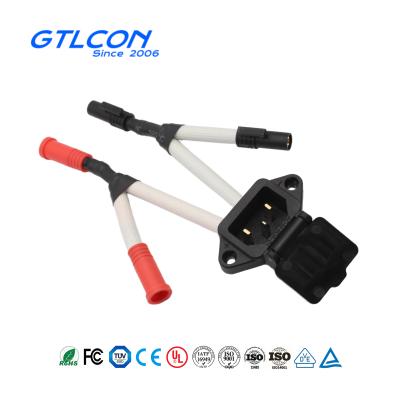 China IP67 Electric Vehicle Charging Plug AC Male 50A Lithium Battery Charging Cable To C50 Plug Connector for sale